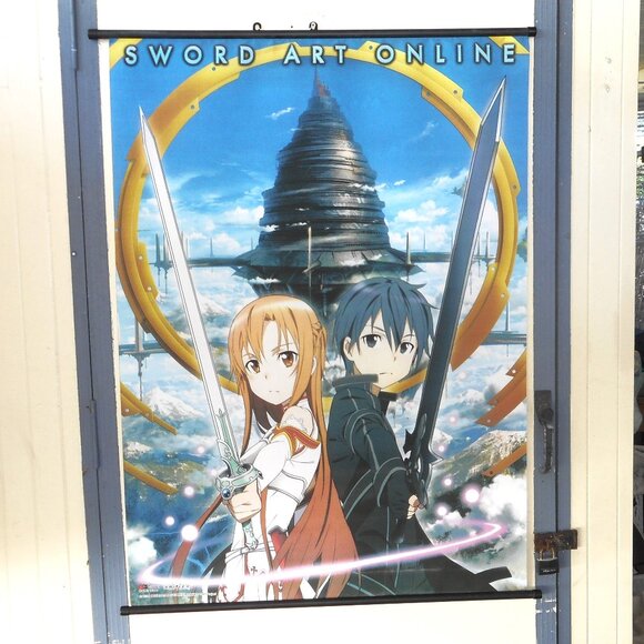 Anime | Wall Decor | Sword Art Online Wall Scroll Anime Fabric Poster ...
